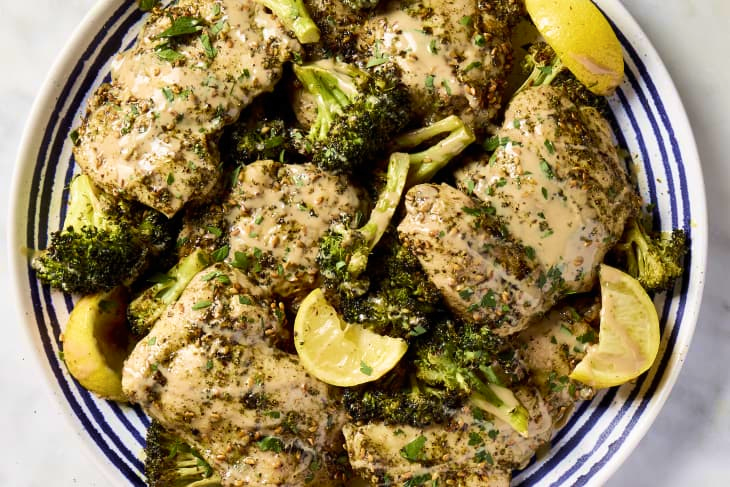 Za’atar Chicken with Roasted Broccoli
