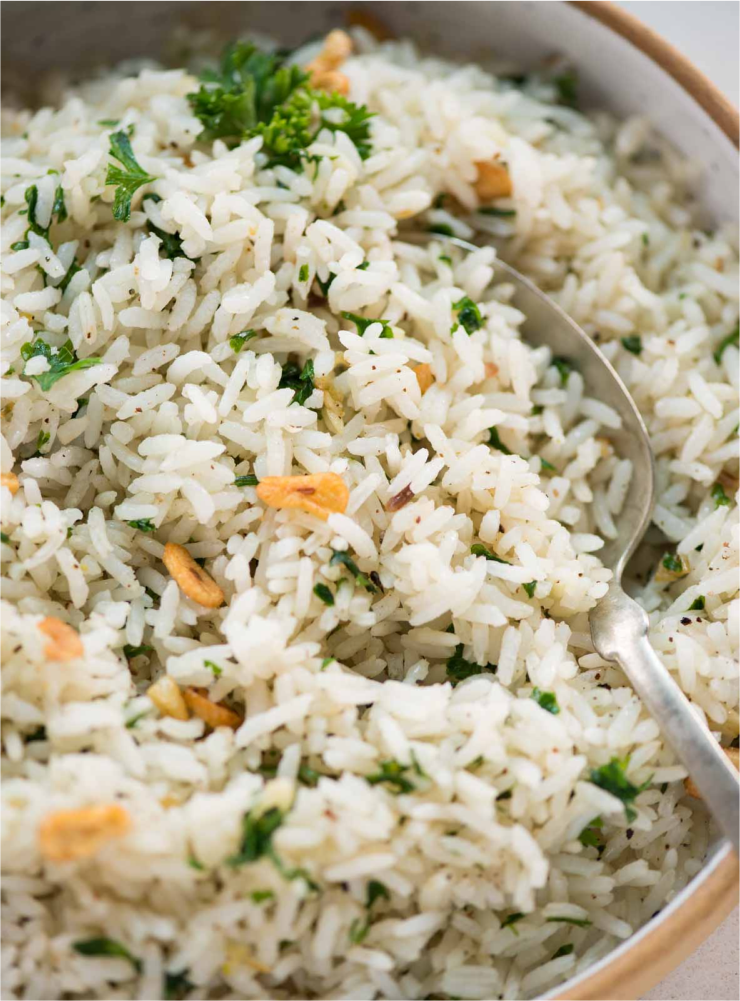 Easy Buttery Garlic Rice